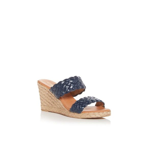 Andre Assous | Shoes | Andre Assous Womens Navy Platform Aria Open ...